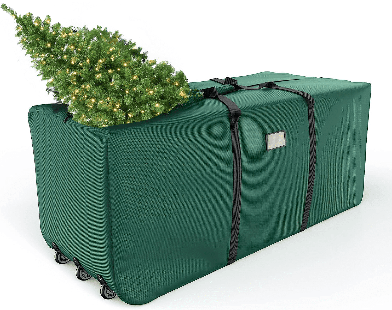 Rolling Christmas Tree Storage Bag, 9 ft Storage Container with Wheels ...