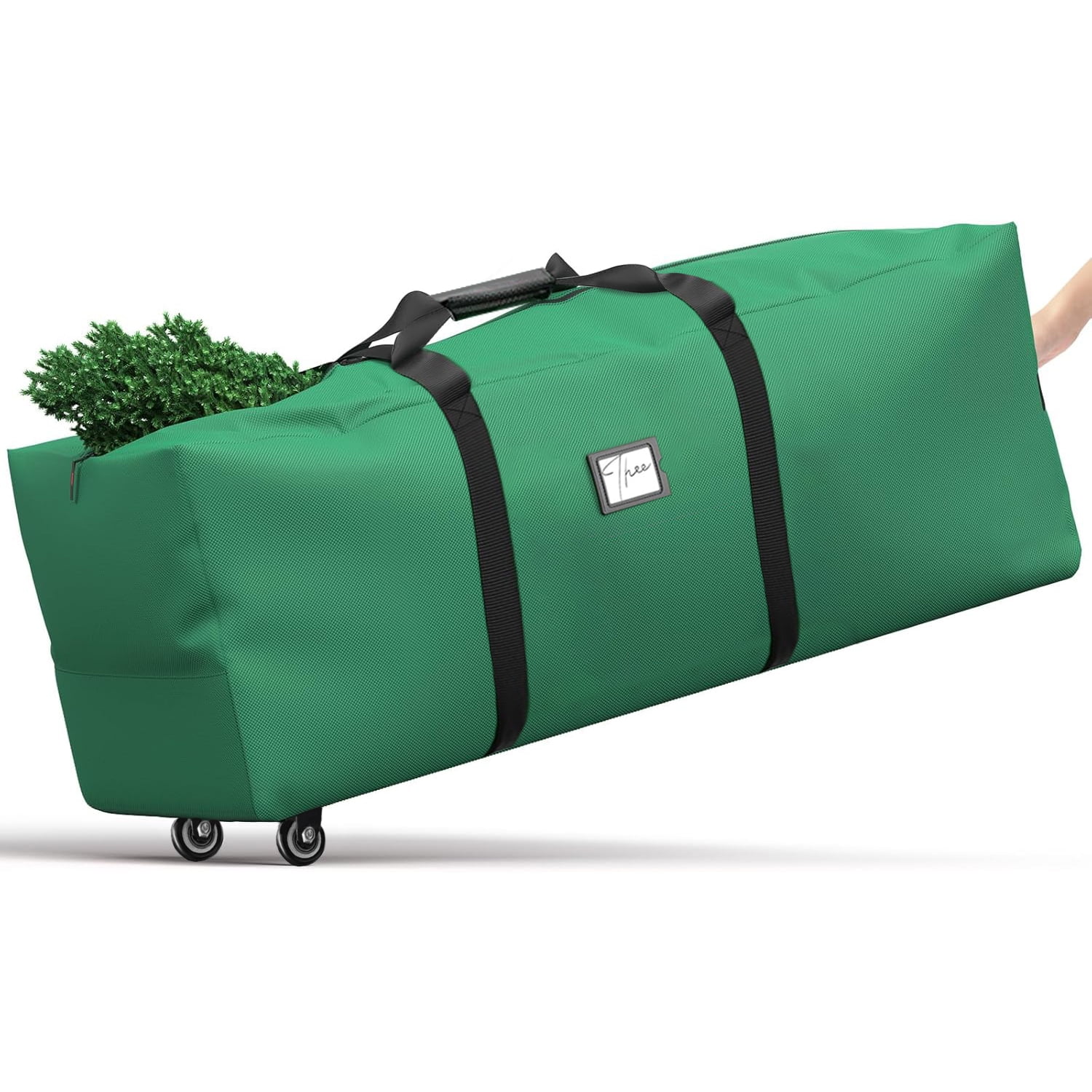 Rolling Christmas Tree Storage Bag for Up to 9Ft Trees, Waterproof ...