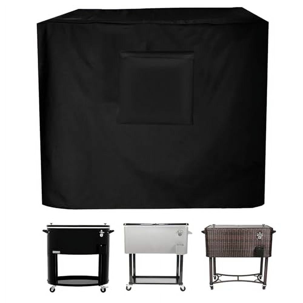Rolling Cooler Cart Cover, 420D Waterproof Cooler Cart Cover Fits for ...