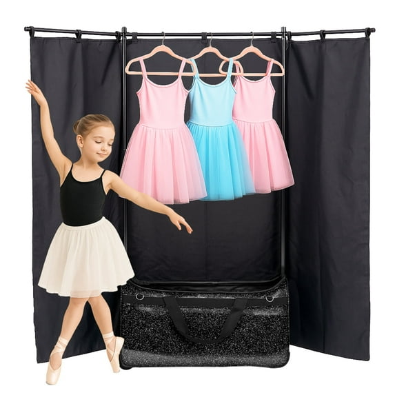 Rolling Dance Competition Bag with Retractable Garment Rack, 29 Inch ...