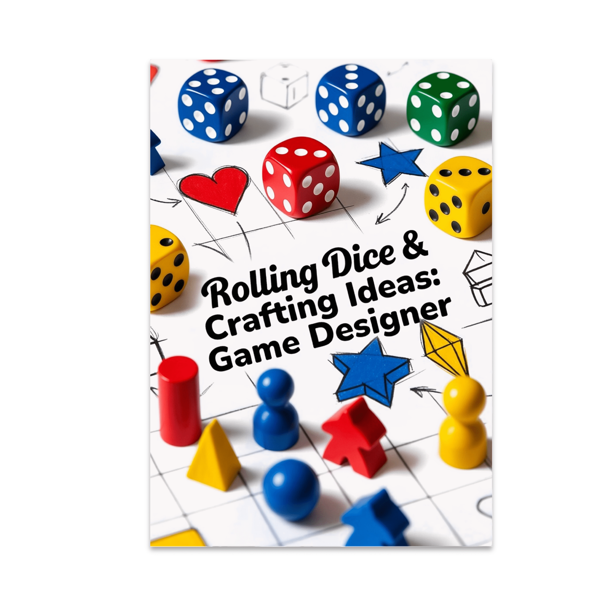 Rolling Dice & Crafting Ideas - Board Game Enthusiast - 13x19 Poster ...