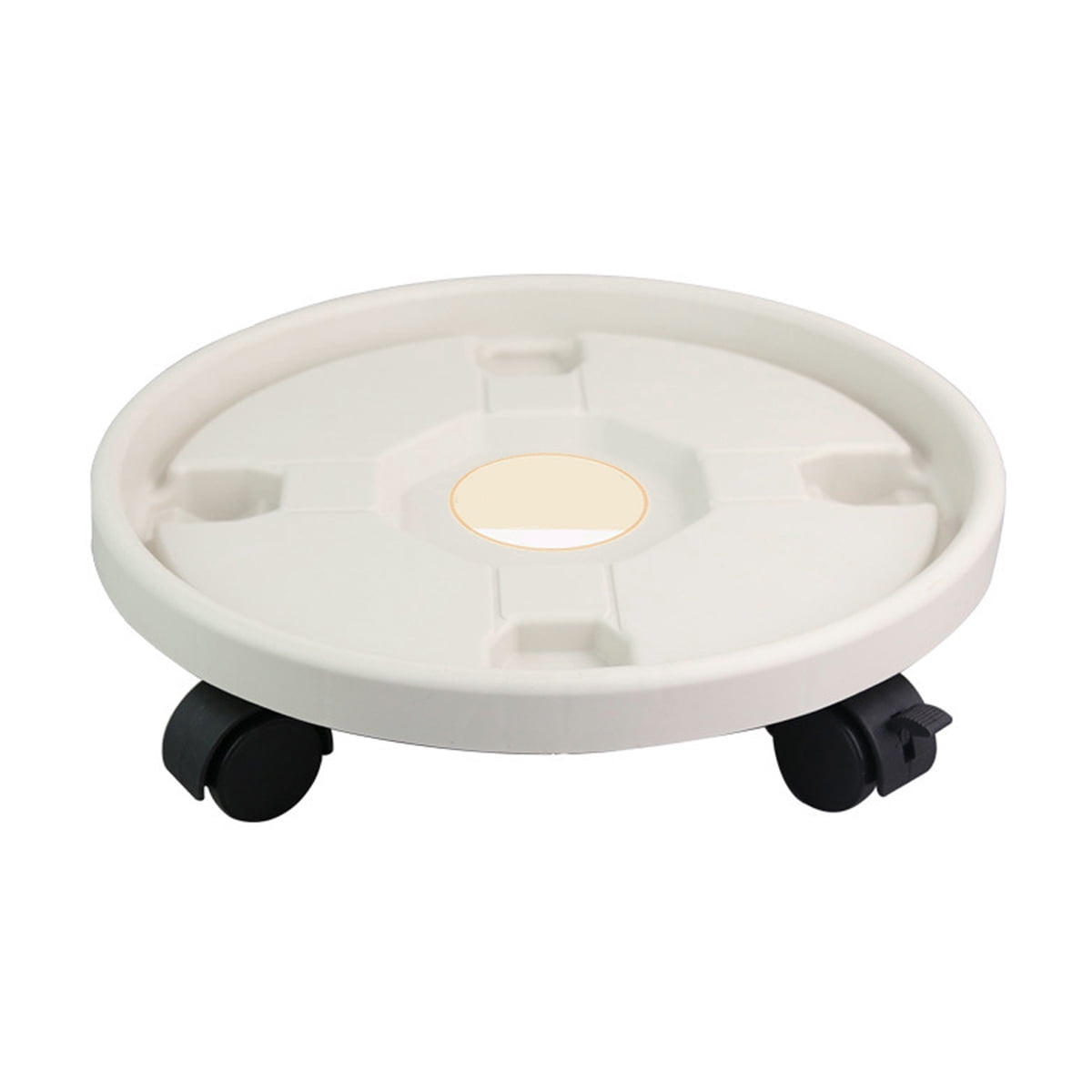 Rolling Disc Planter Stand With Wheels, Round Coaster Roller Chassis ...