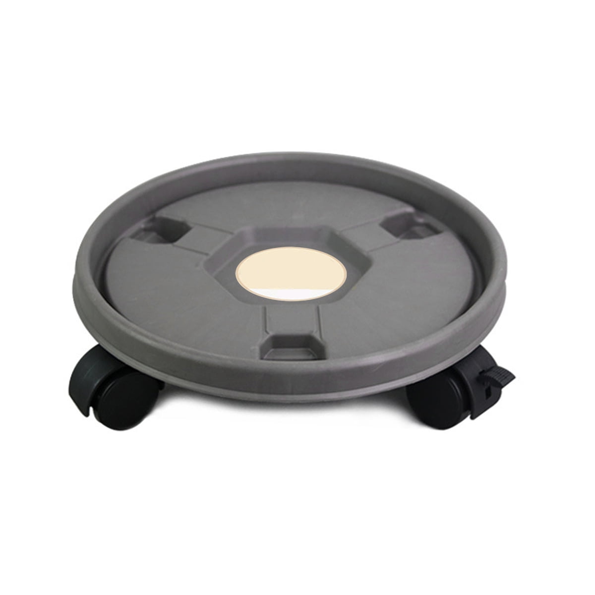 Rolling Disc Planter Stand With Wheels, Round Coaster Roller Chassis ...
