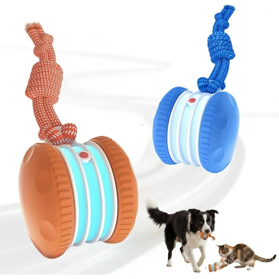 Rolling Dog Toy – Automatic Electric Rolling Pet Toy with Random ...