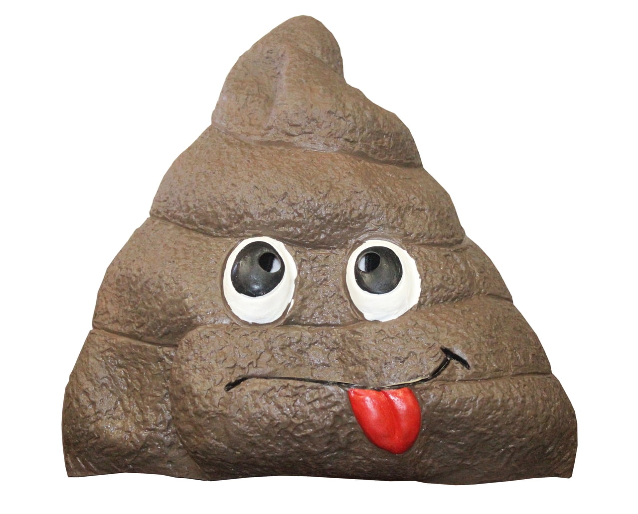 Rolling Doo Doo Giant Poop Fake Doody Head Latex Adult Mask - Walmart.com