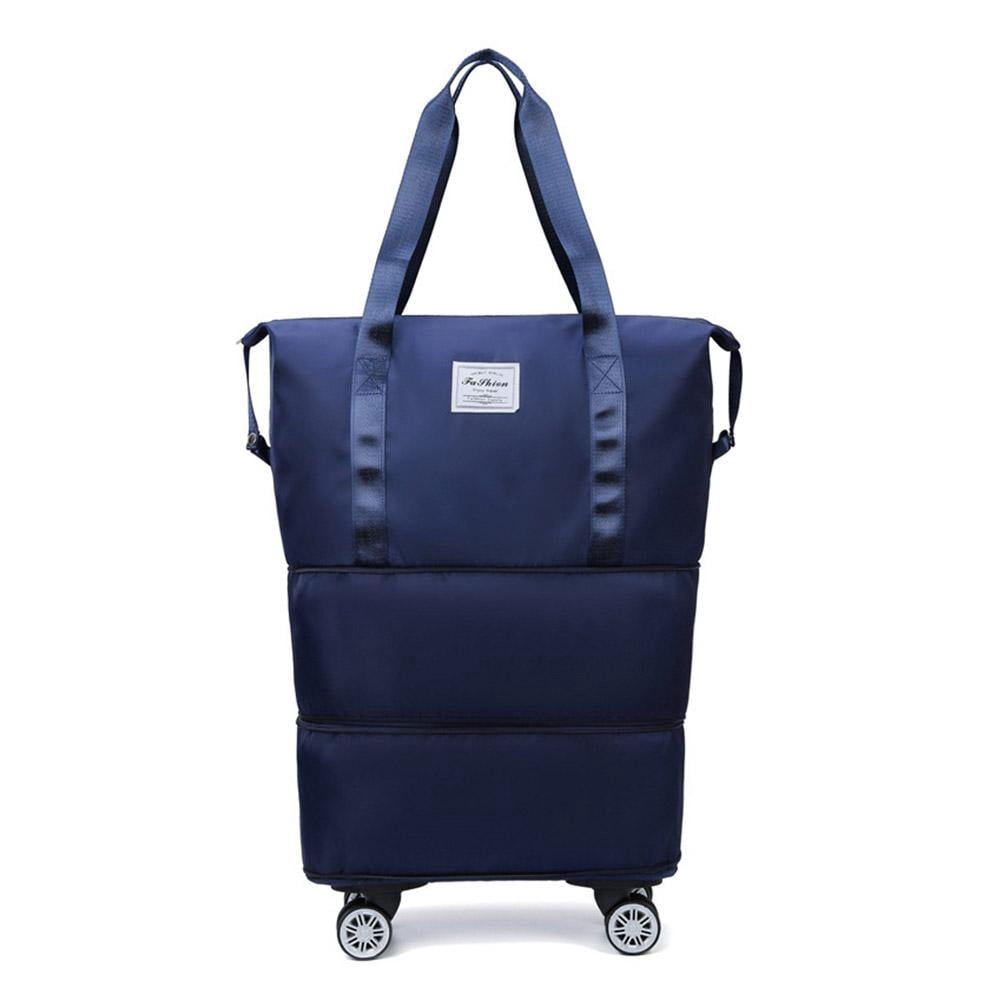 Rolling Duffle Bag with Wheels,Expandable Foldable Carry On,36L Travel ...
