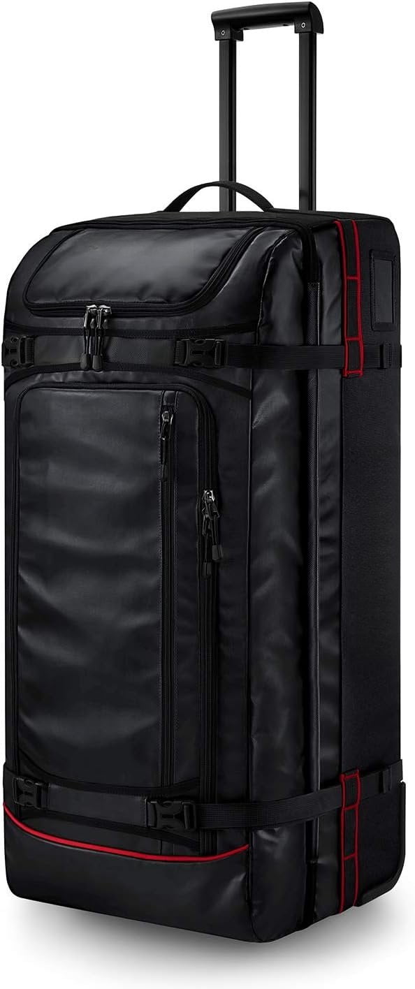 Rolling Duffle Bag with Wheels, 100L Water Repellent Large Wheeled ...