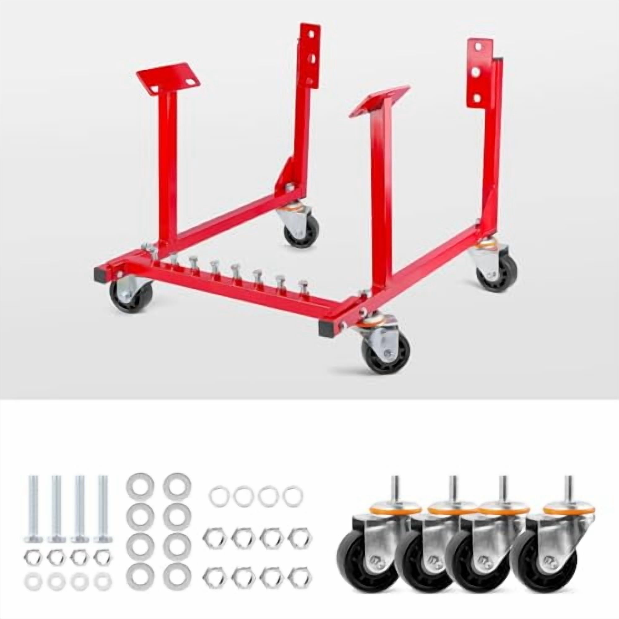 Rolling Engine Cradle Stand with Wheels, Fits Chevy V8 Small Block and ...