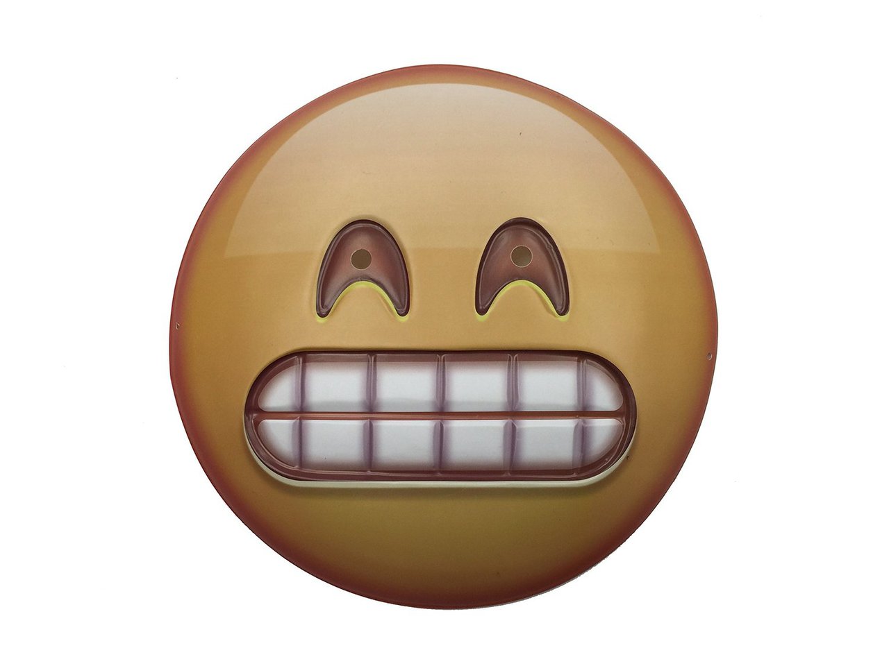Rolling Festive Emoji Mask - Smirk - Walmart.com