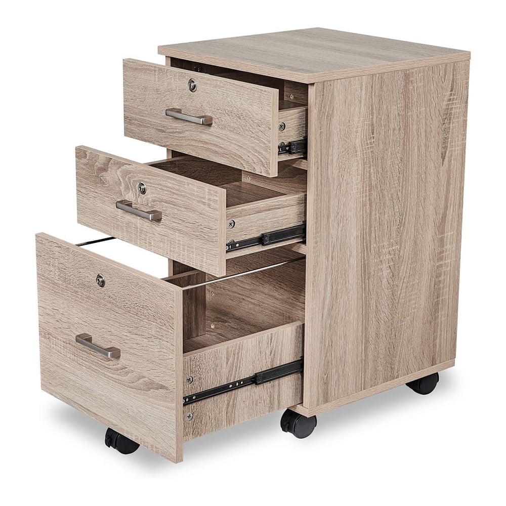 Rolling File Cabinet Under Desk, Mobile File Cabinets, File Cabinet ...