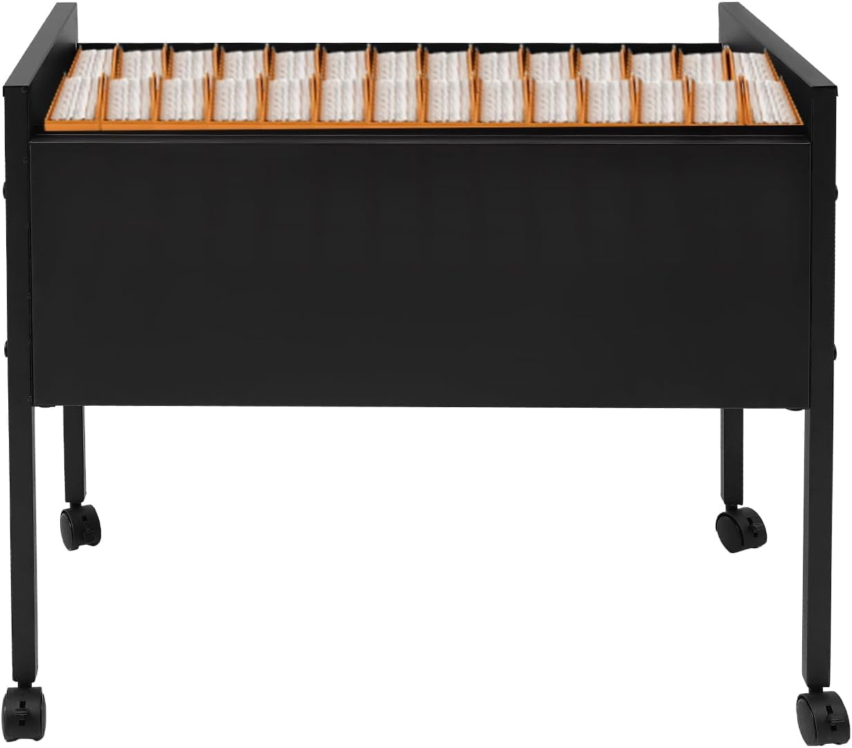 Rolling File Carts with Wheels Hanging Files, Rolling File Cart for ...