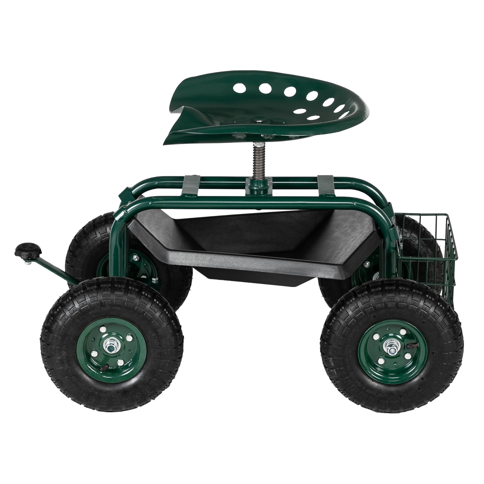 Rolling Garden Cart Workseat - Garden Cart with Seat on Wheels ...