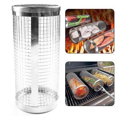 Cuisinart® 4-in-1 BBQ Grilling Basket - 14.5" x 9.5" Basket, Wing Rack ...