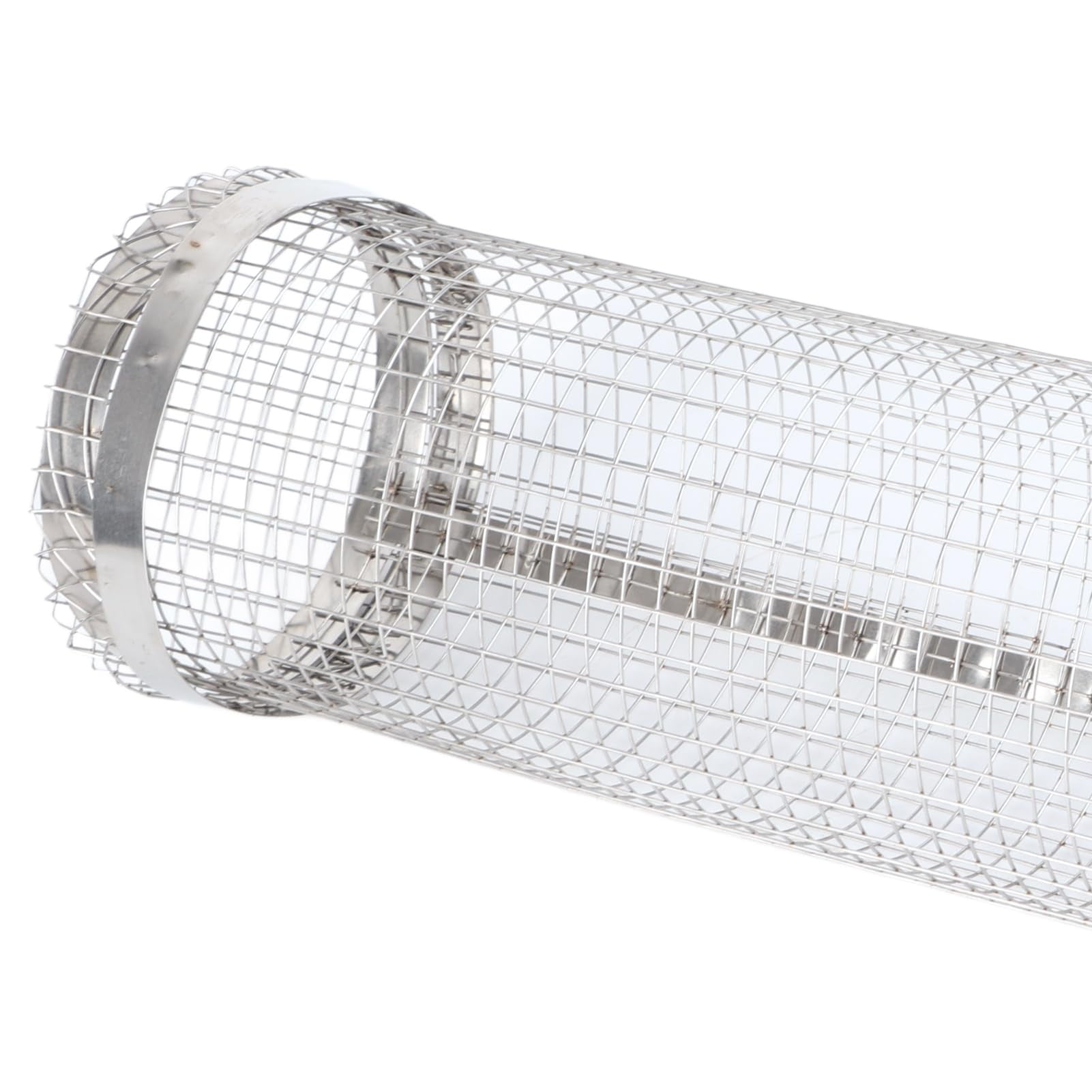 Rolling Grilling Baskets for Outdoor Grill, BBQ Net Tube Stainless ...