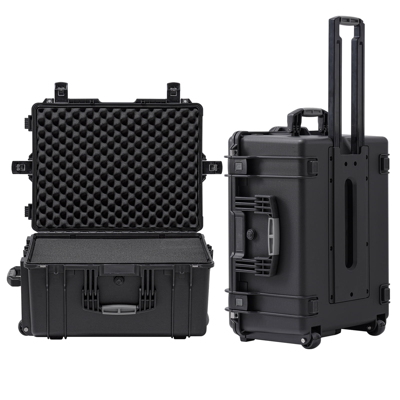 Rolling Hard Case with Foam,26 x 20 x 13 Inch, Equipment Case with ...