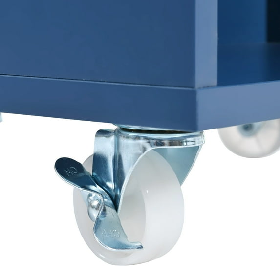Rolling Kitchen Storage Unit | Customizable Table Angle, Light ...