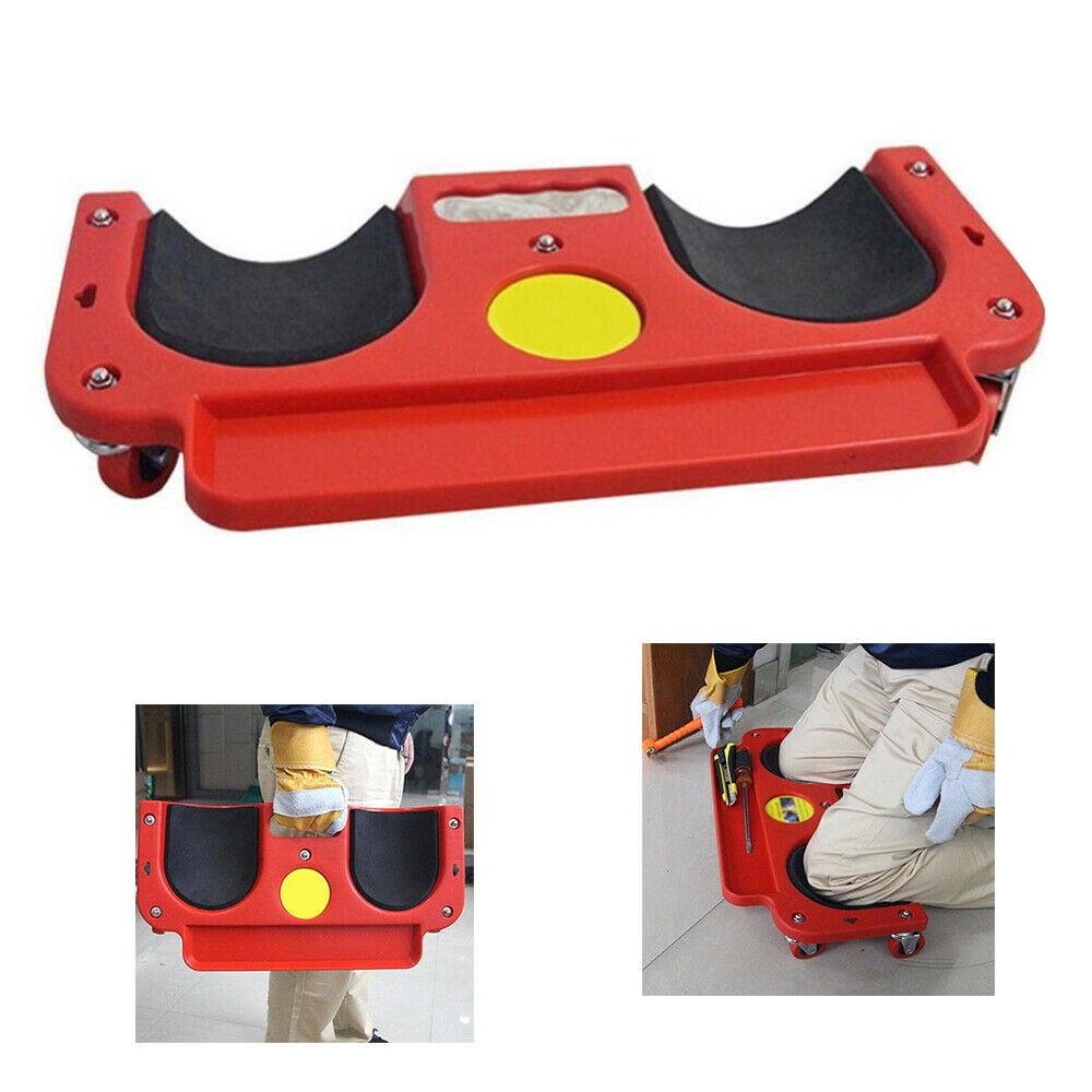Rolling Knee Creeper Dolly Knee Pad with Foam Cushioned Knee Protection ...