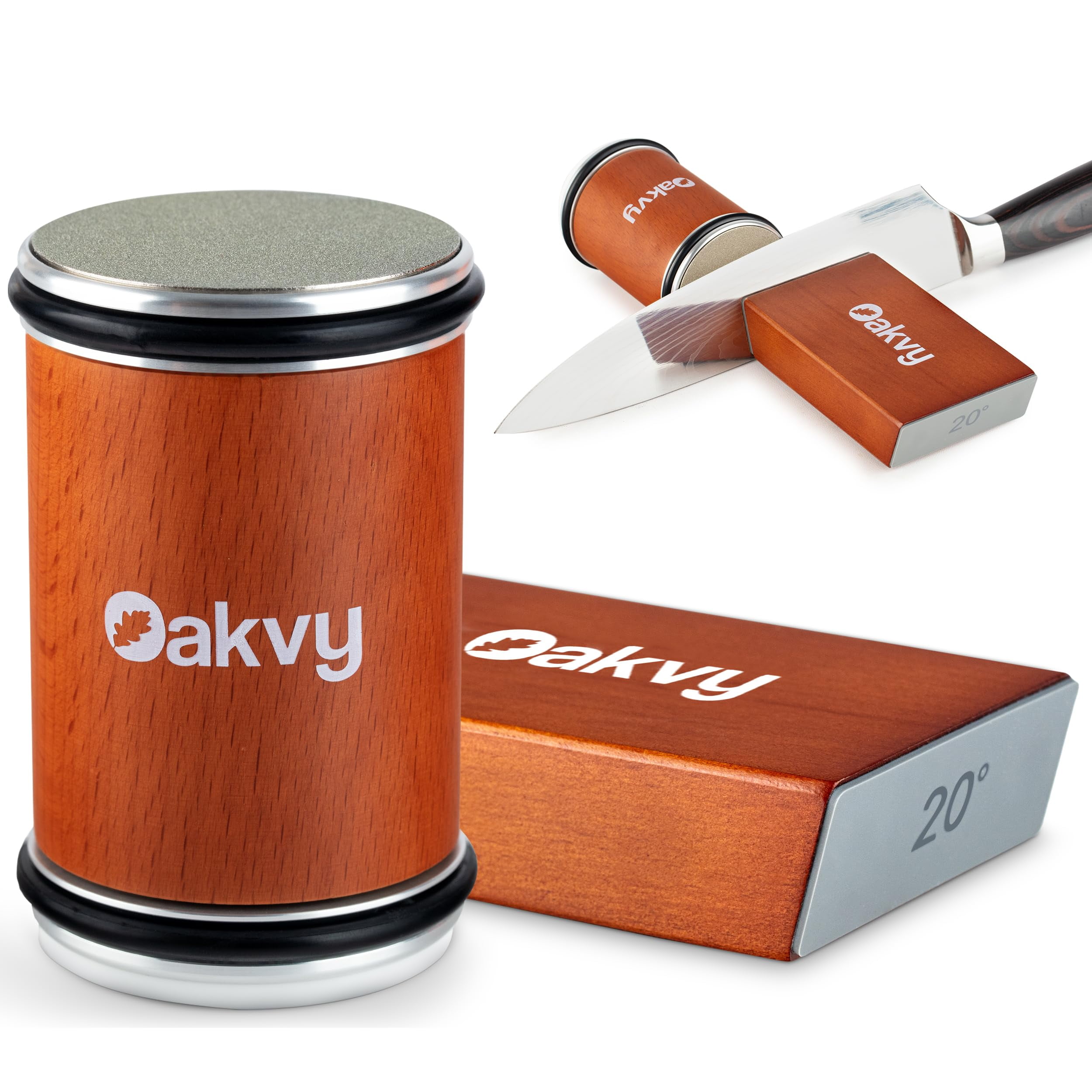 Rolling Knife Sharpener - Diamond & Ceramic Knife Sharpener Discs ...