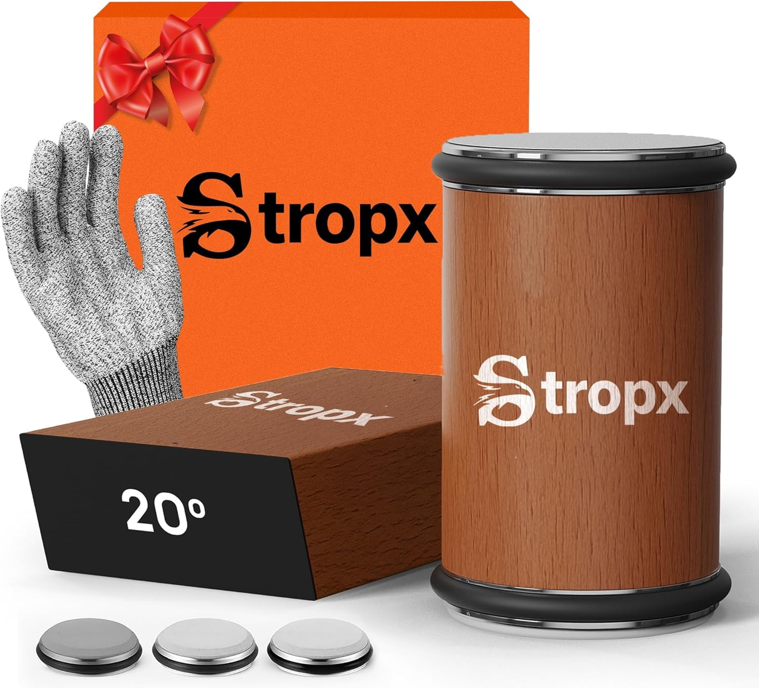 Rolling Knife Sharpener Kit with Removable Diamond & Ceramic Grinding ...