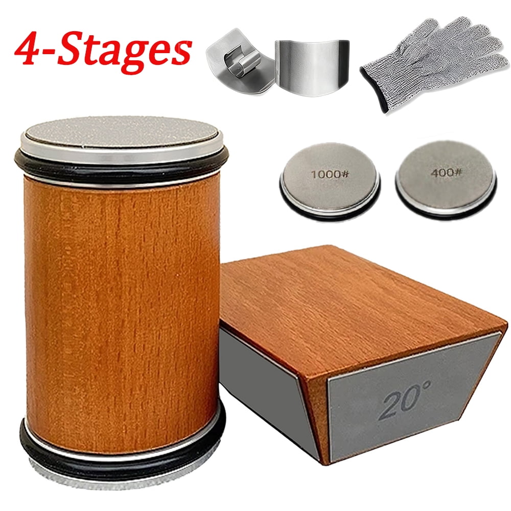 Rolling Knife Sharpener Kit Tumbler Diamond Sharpening System with ...
