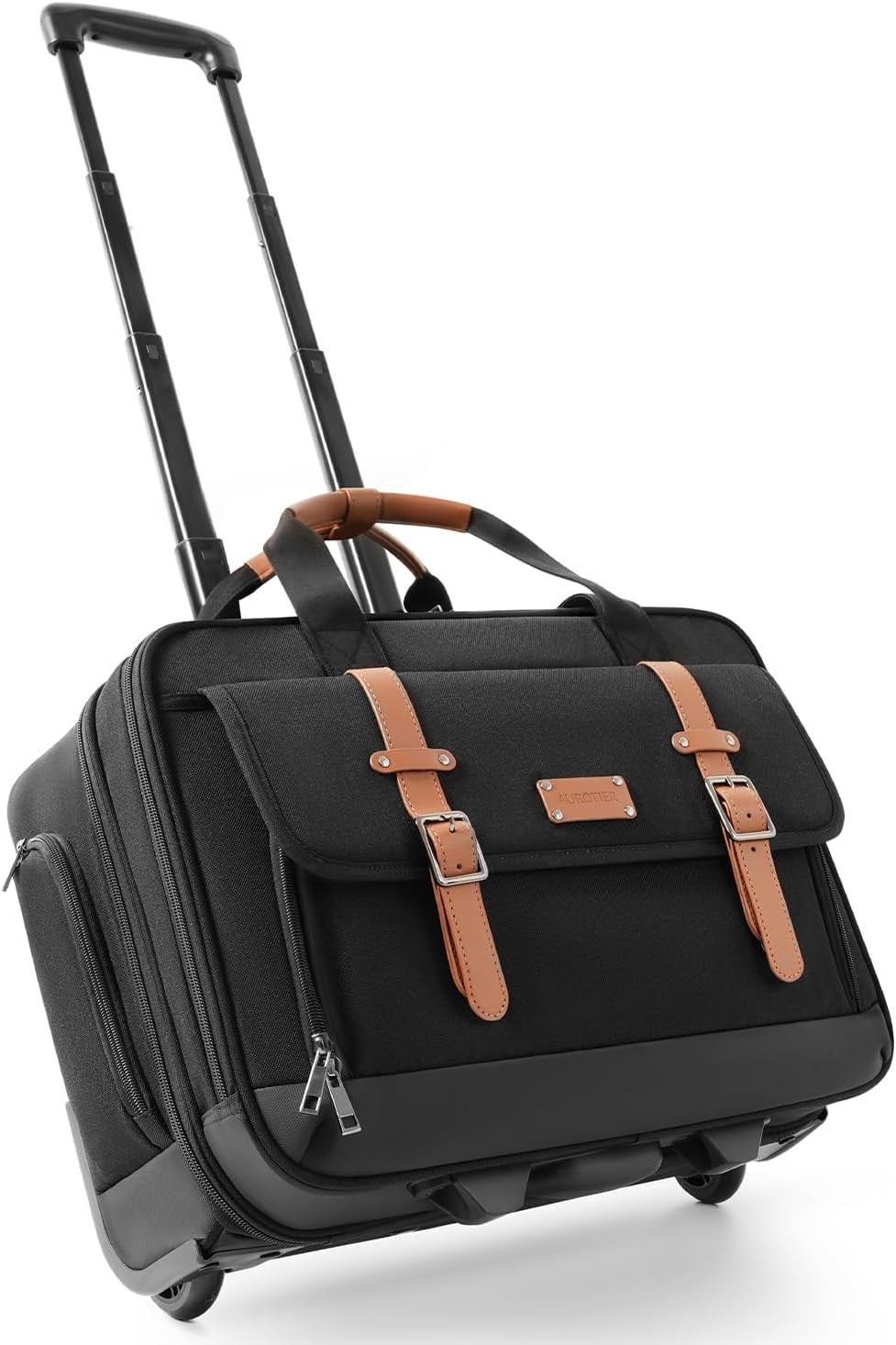 Rolling Laptop Bag, Briefcase for Men and Women, 17 Inch Computer Bag ...