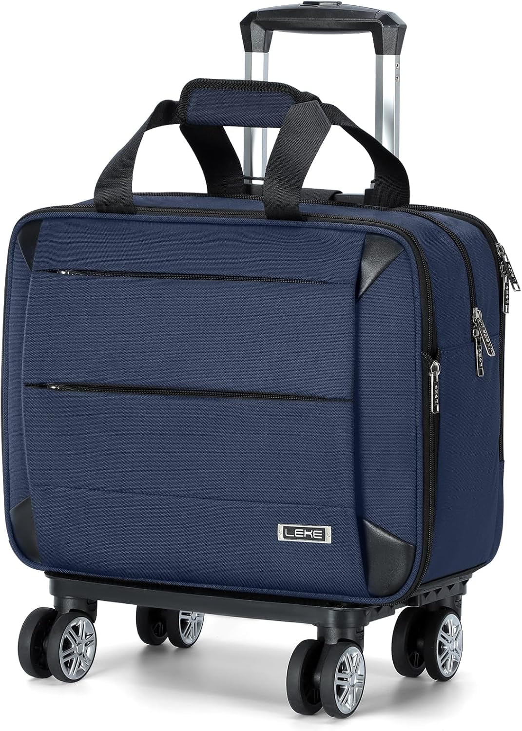 Rolling Laptop Bag - Rolling Laptop Briefcase on Wheels for Women/Men ...