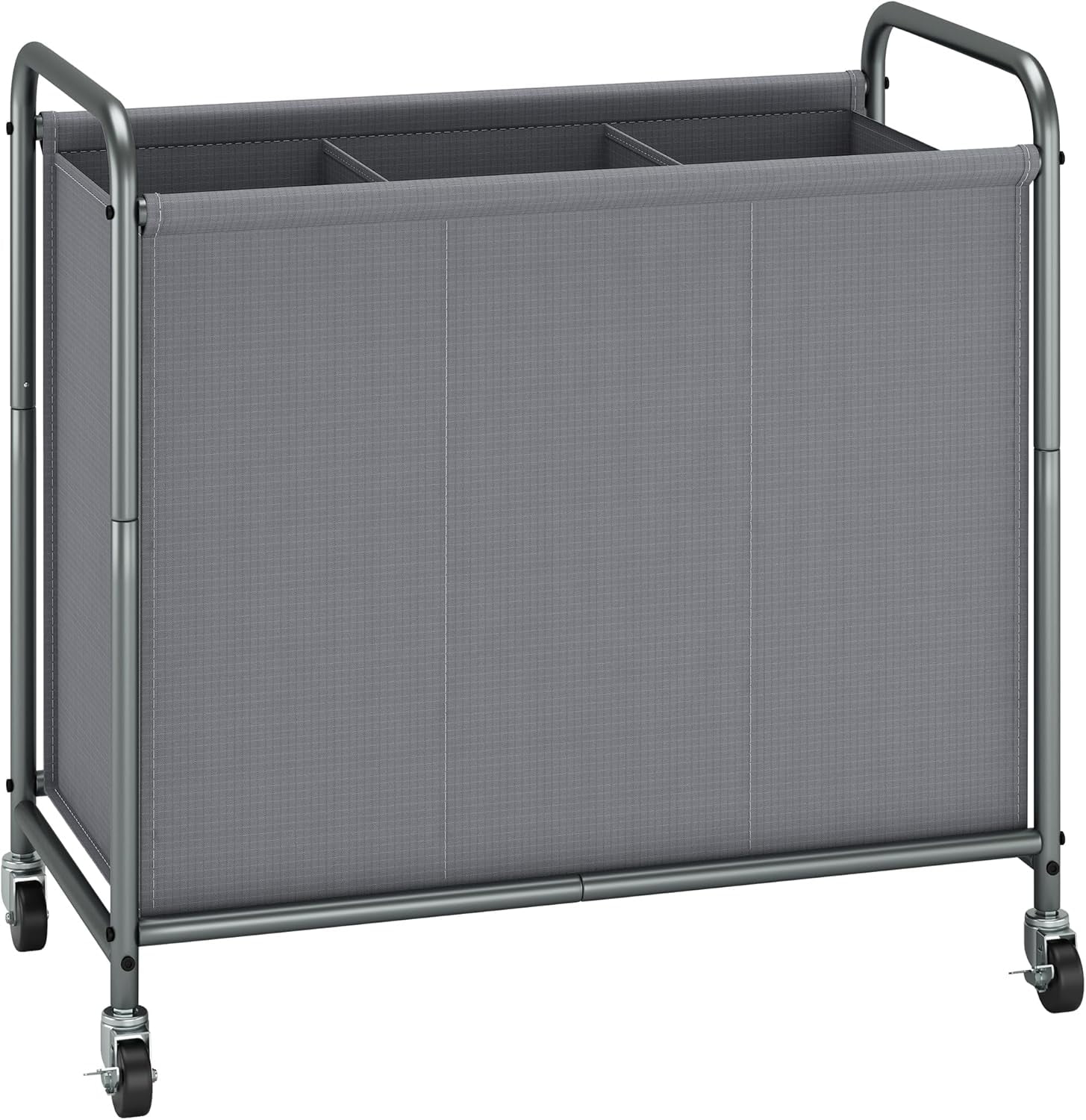 Rolling Laundry Hamper, Laundry Basket with Lockable Wheels, Clothes ...