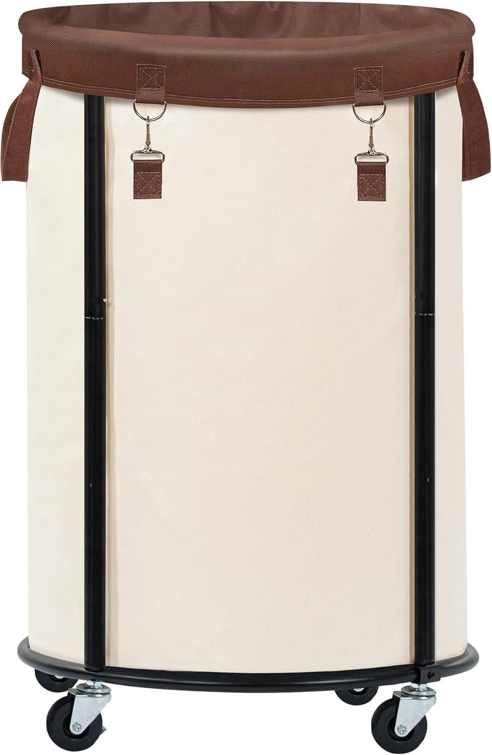Rolling Laundry Hamper with Wheels 110L Laundry Basket, Round Laundry ...