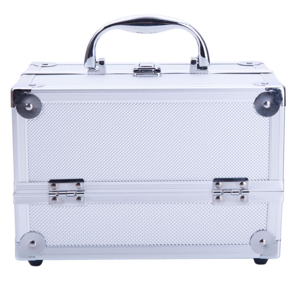 Rolling Makeup Train Case 3 in 1 Cosmetic Makeup Case Large Aluminum ...