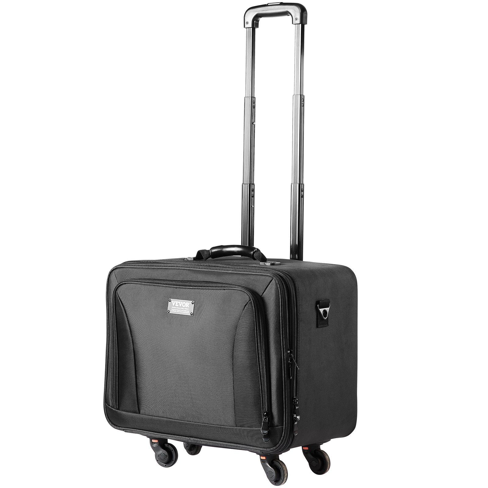 Rolling Makeup Train Case Large Storage 3 Tiers, Convenient Carry With ...