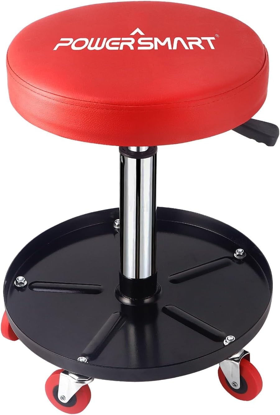 PowerSmart 300-pound Capacity Rolling Mechanic Stool Adjustable Height ...