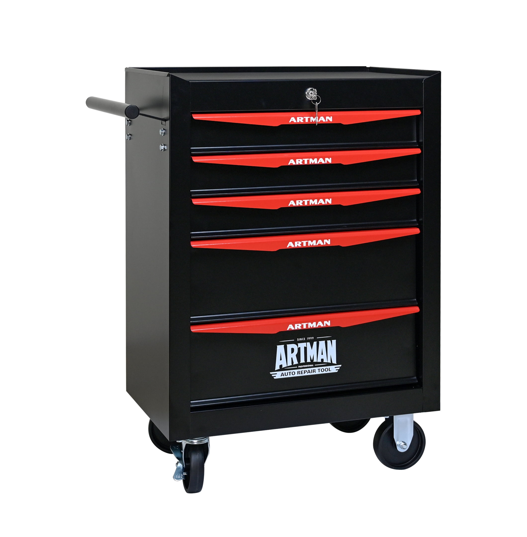 Rolling Metal Tool Chest with 5 Drawers, 20" 5-Drawer Tool Chest ...