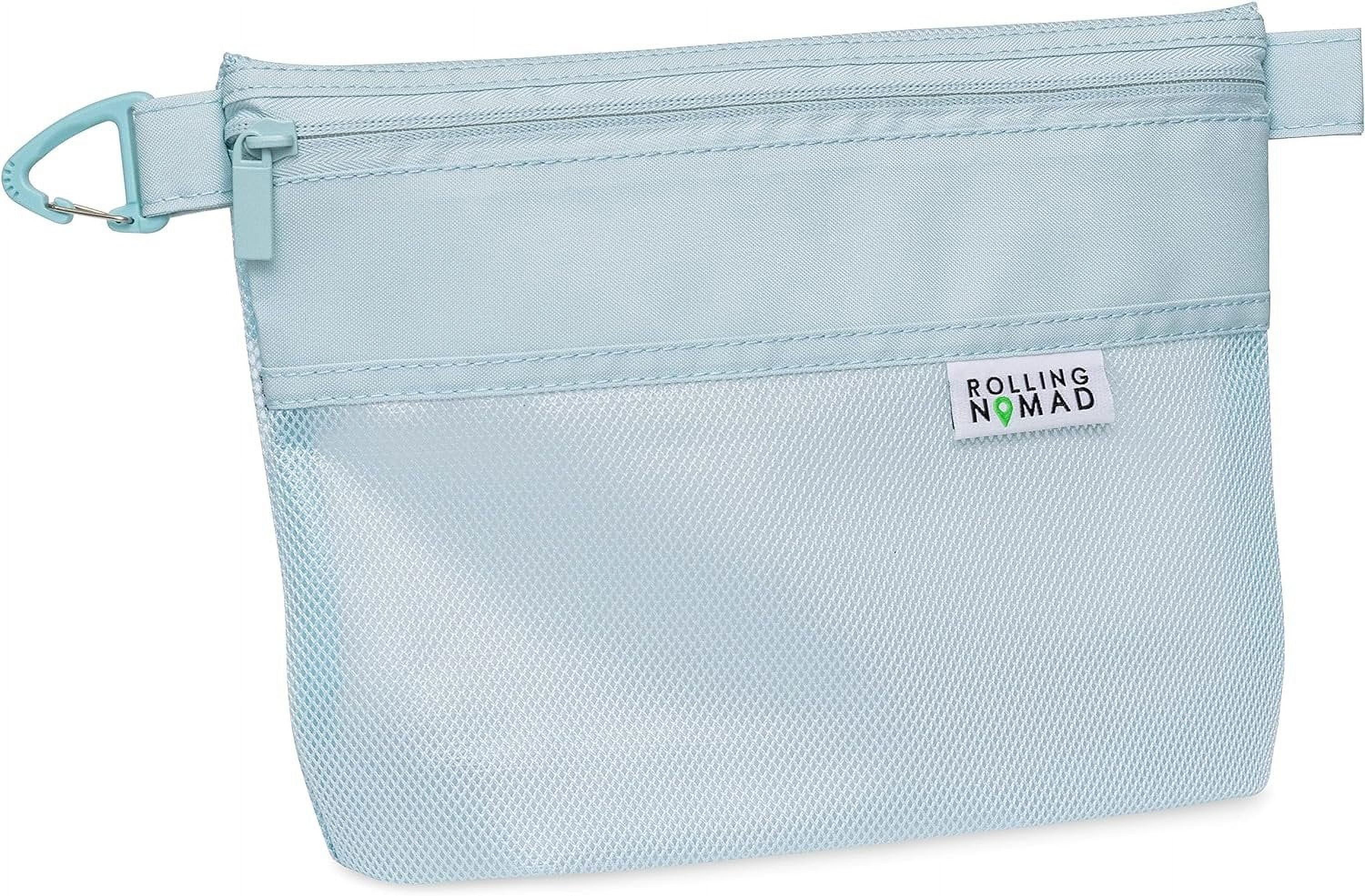 Rolling Nomad- Medium Light Blue Water Resistant Storage Pouch for ...