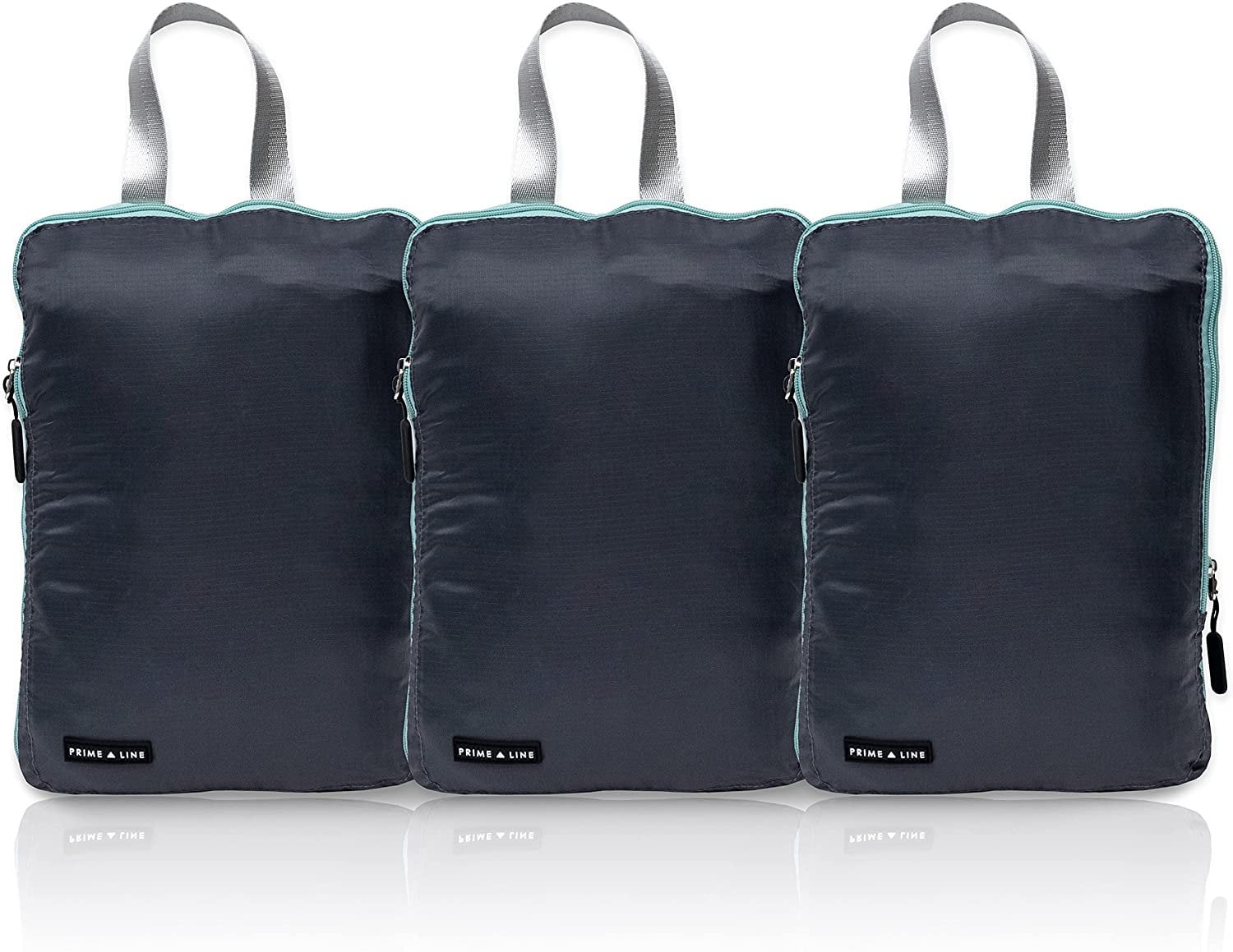 Rolling Nomad- Navy Reusable Ultralight Nylon Bags, Compression Packing ...