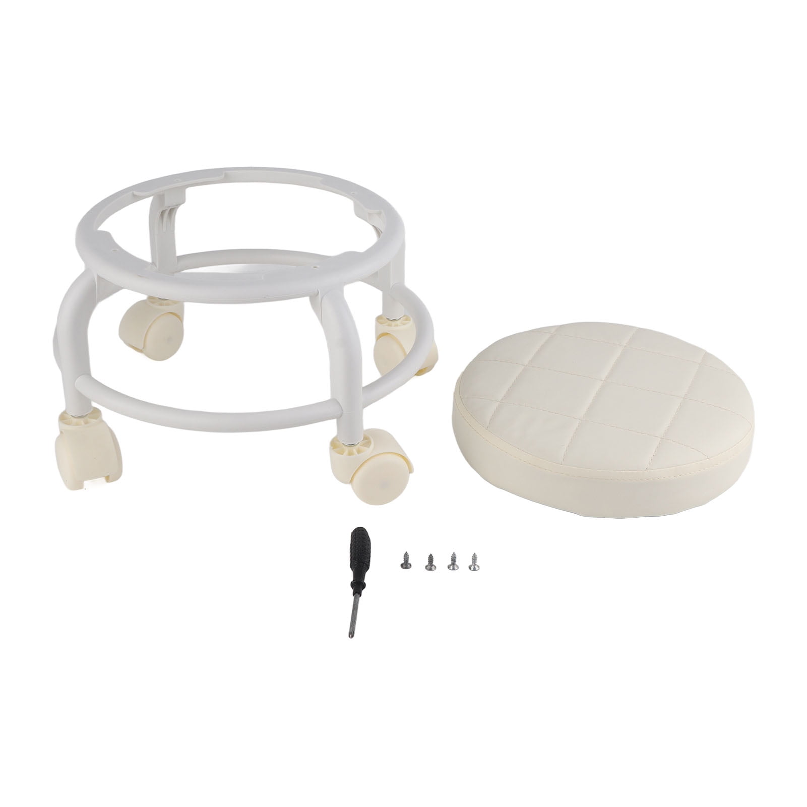 Rolling Ottoman High Density Memory Foam Waterproof Quiet Wheels Double ...