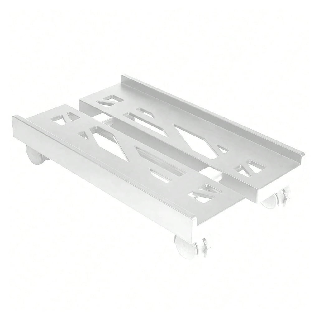 Rolling PC Case Holder Computer Tower Stand Stable Under Desk PCTower ...