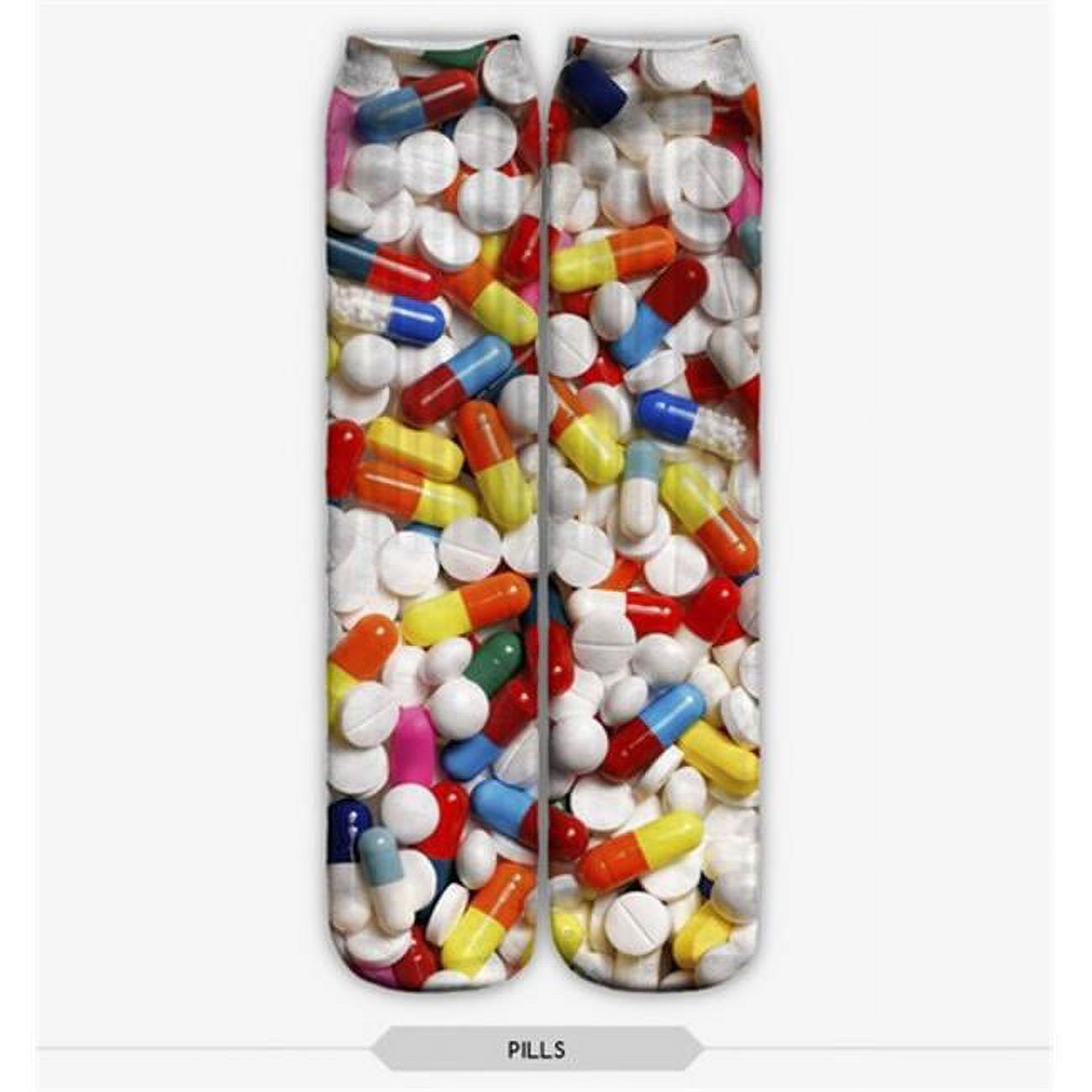 Rolling PILL One Size Fits All Pill Stocking Socks, Multi Color ...