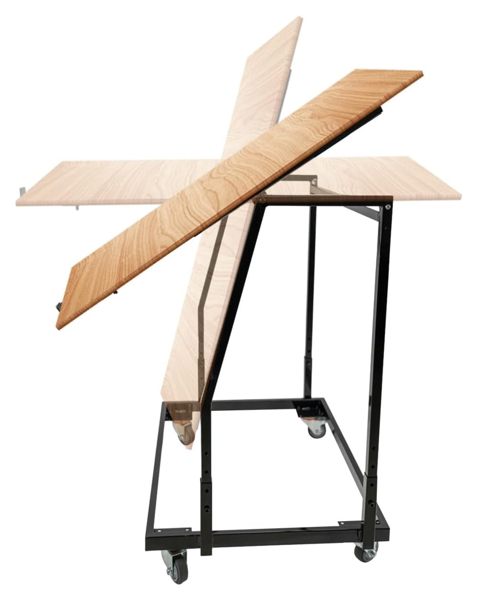 Rolling Panel Handle Cart and Shop Stand, Heavy Duty Mobile Workbench ...