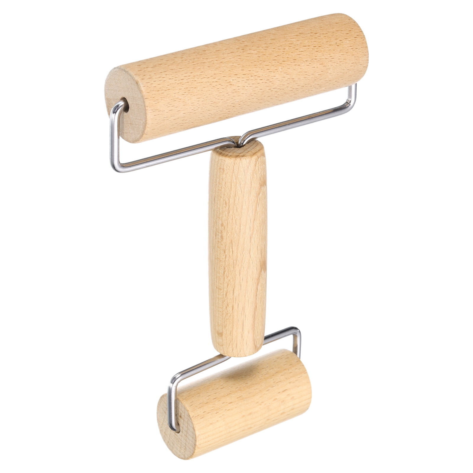 Rolling Pin 6.97" x 1.18" Double-ended Rolling Pin, Wood Color ...