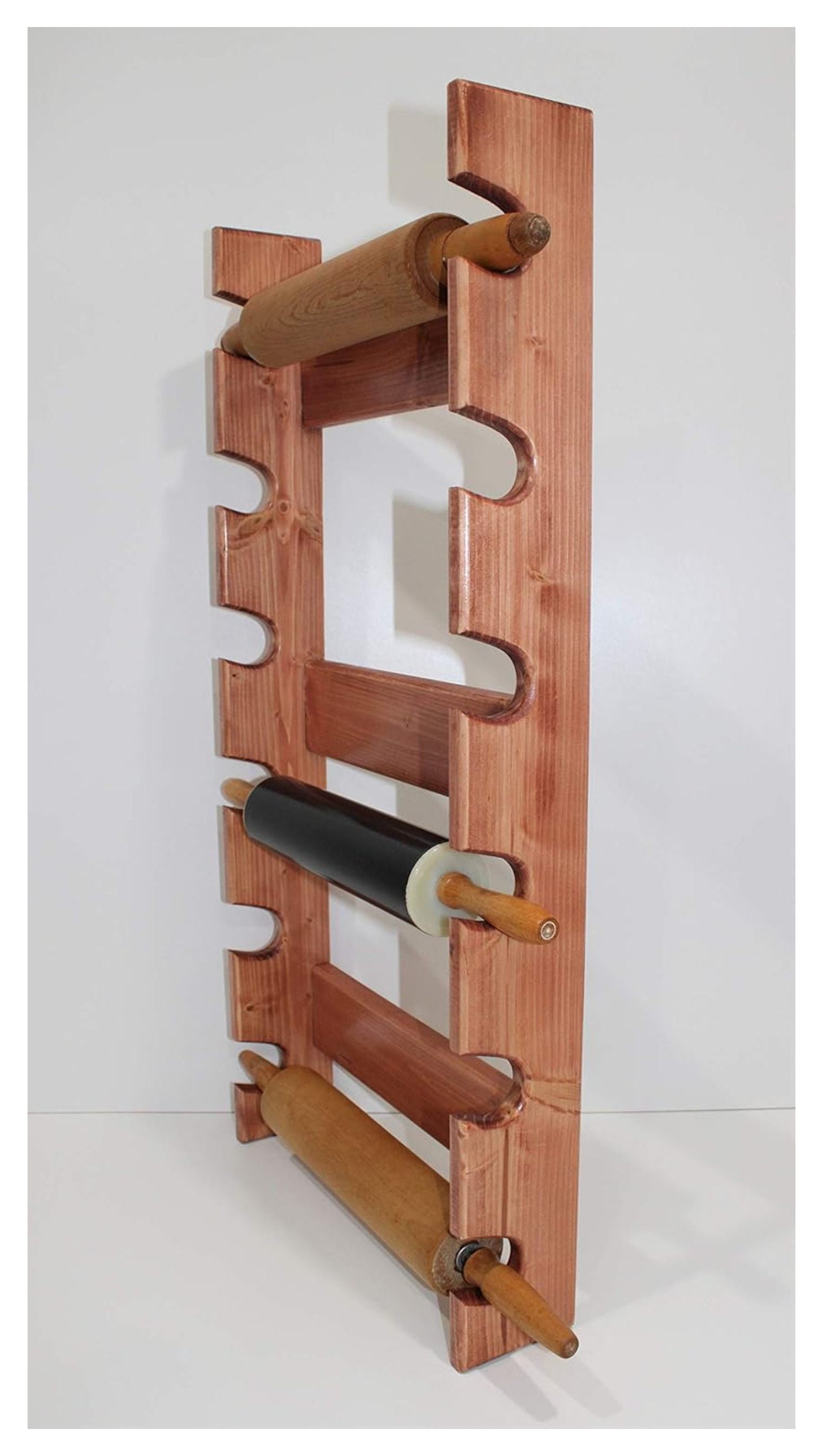 Rolling Pin Rack with Six Slots - Multiple Rolling Pin Rack - Rolling ...