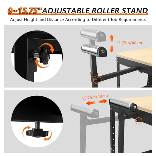 Rolling Planer Stand,550 lbs Load Capacity Tool Stand with Wheels ...