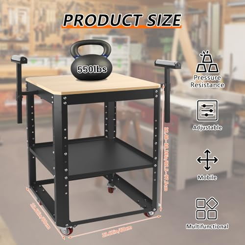 Rolling Planer Stand,550 lbs Load Capacity Tool Stand with Wheels ...