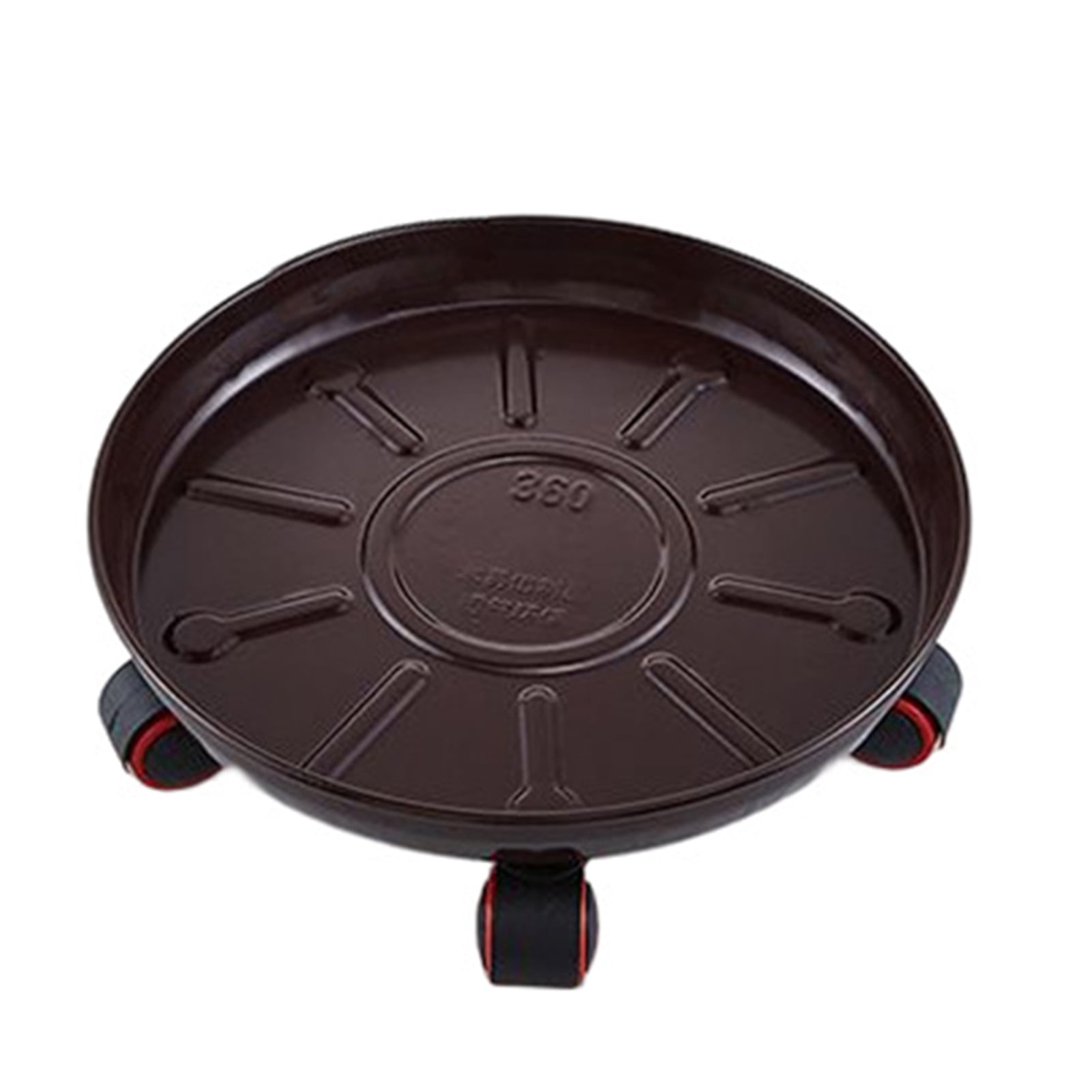 Rolling Plant Caddy Metal Heavy Duty Plant Stand with 360° Rotating ...