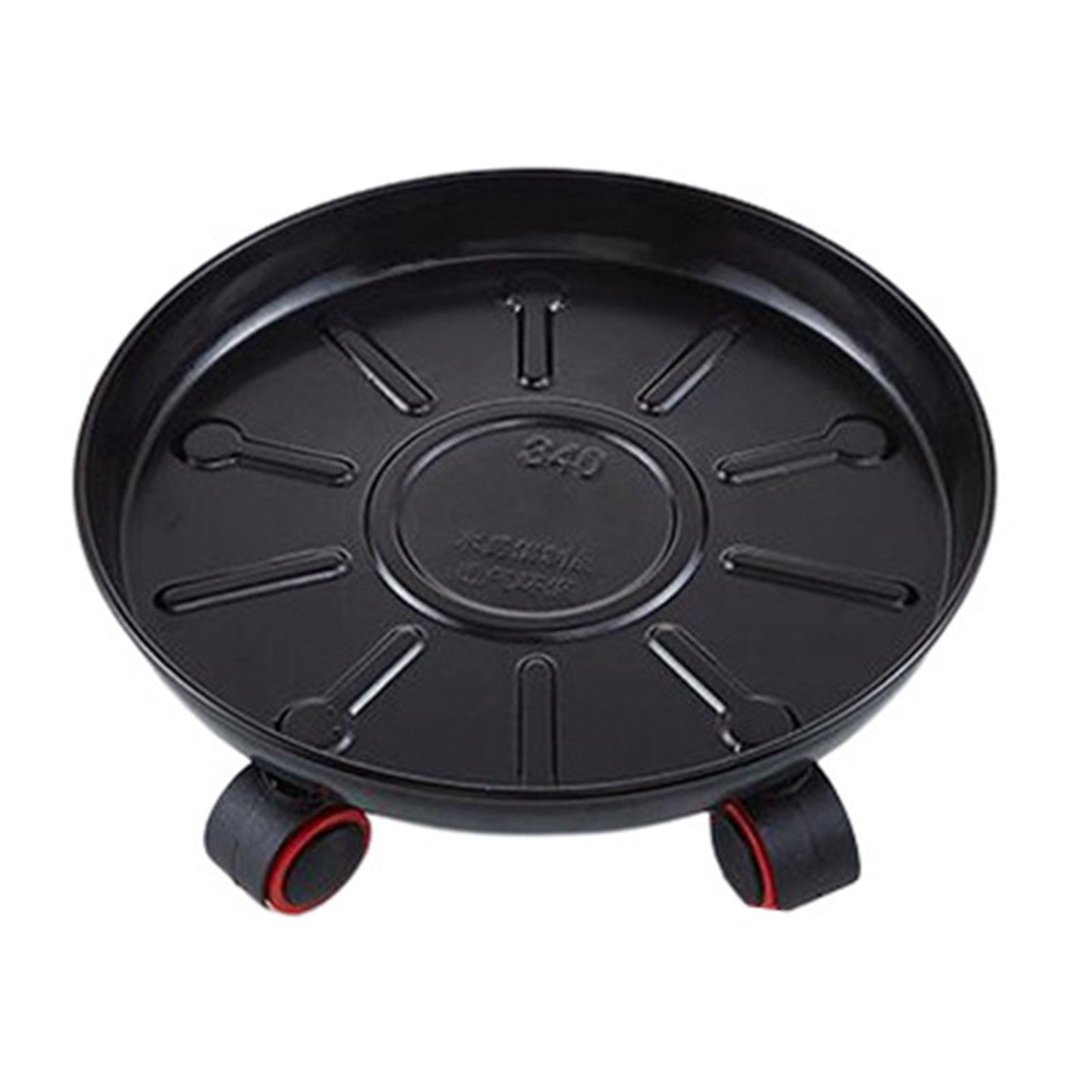 Rolling Plant Caddy Metal Heavy Duty Plant Stand with 360° Rotating ...