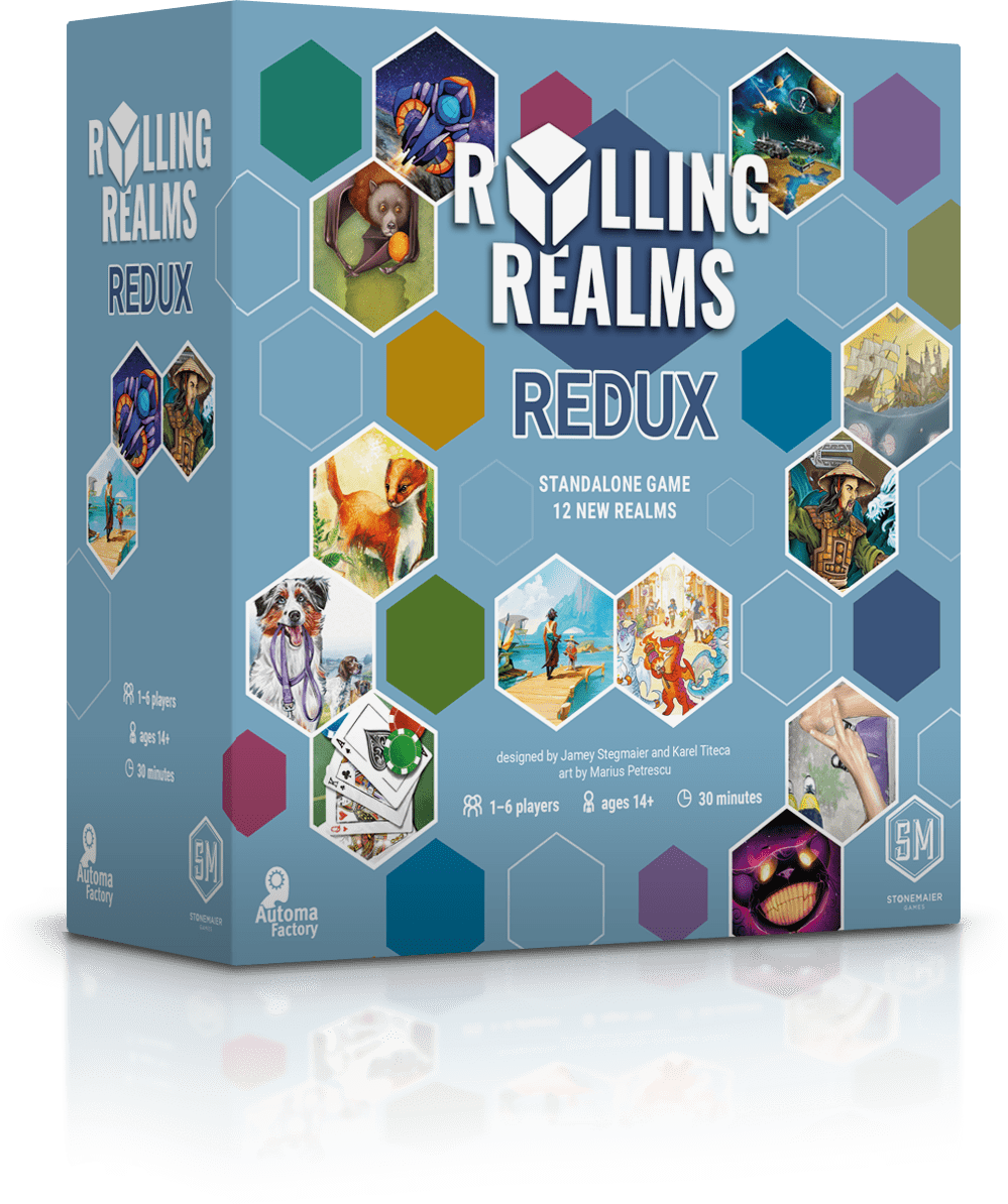 Rolling Realms Redux by Jamey Stegmaier | A Roll-and-Write Strategy ...