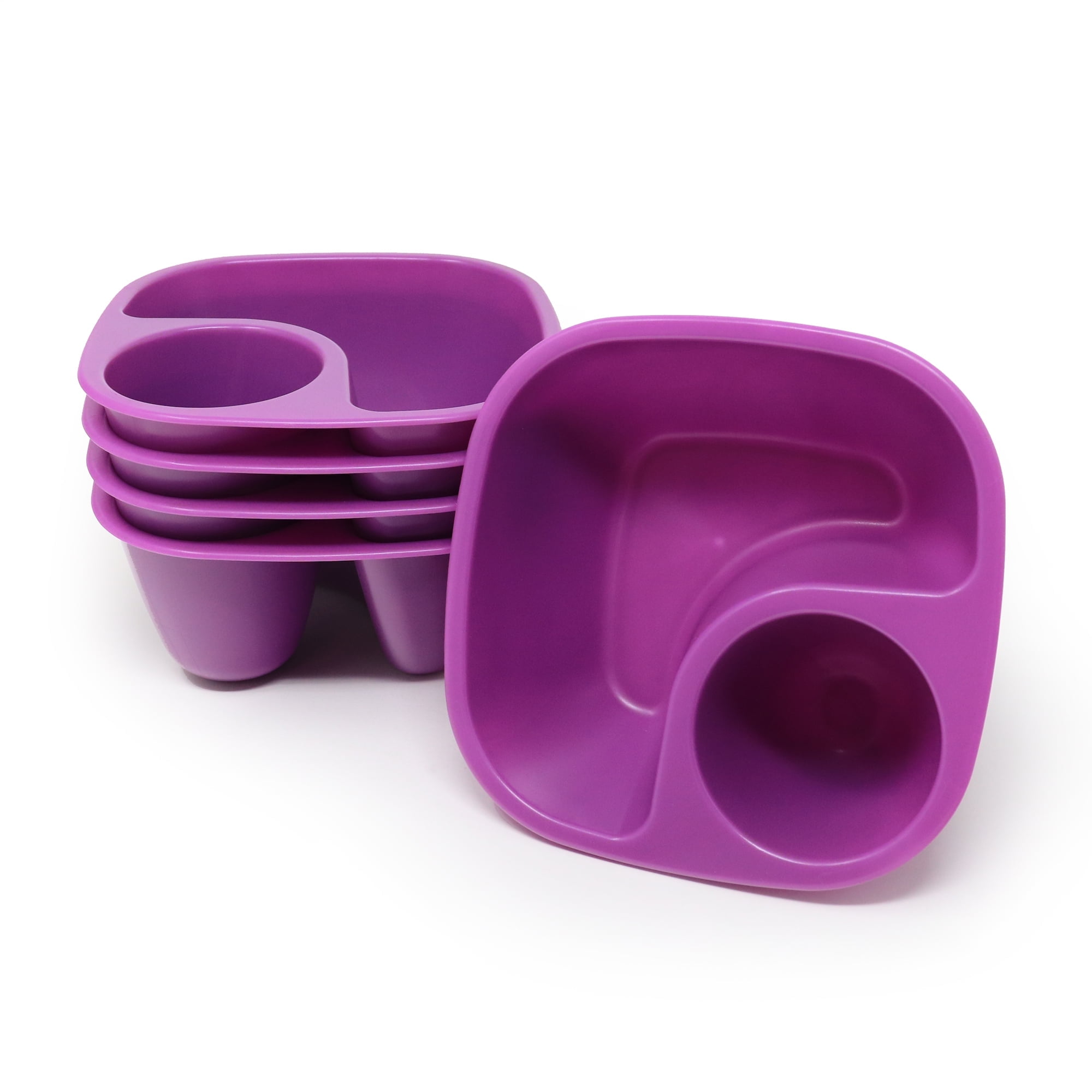 Rolling Sands Reusable Snack and Dip Bowls, 5 Pk, USA Made, BPA-Free ...