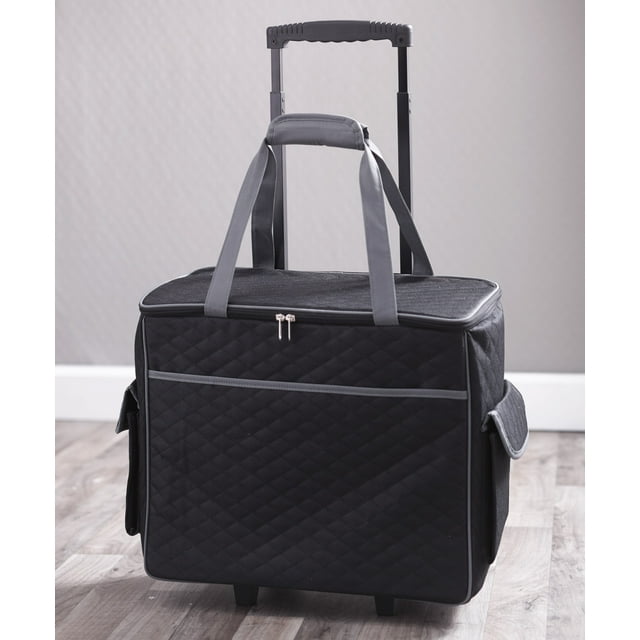 Rolling Sewing Machine Totes - Black - Walmart.com