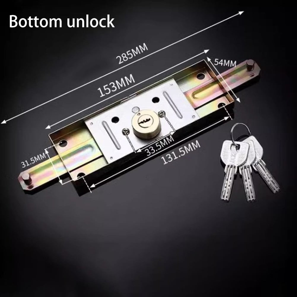 Rolling Shutter Door Lock Antique Bottom Opening Security Lock Copper ...
