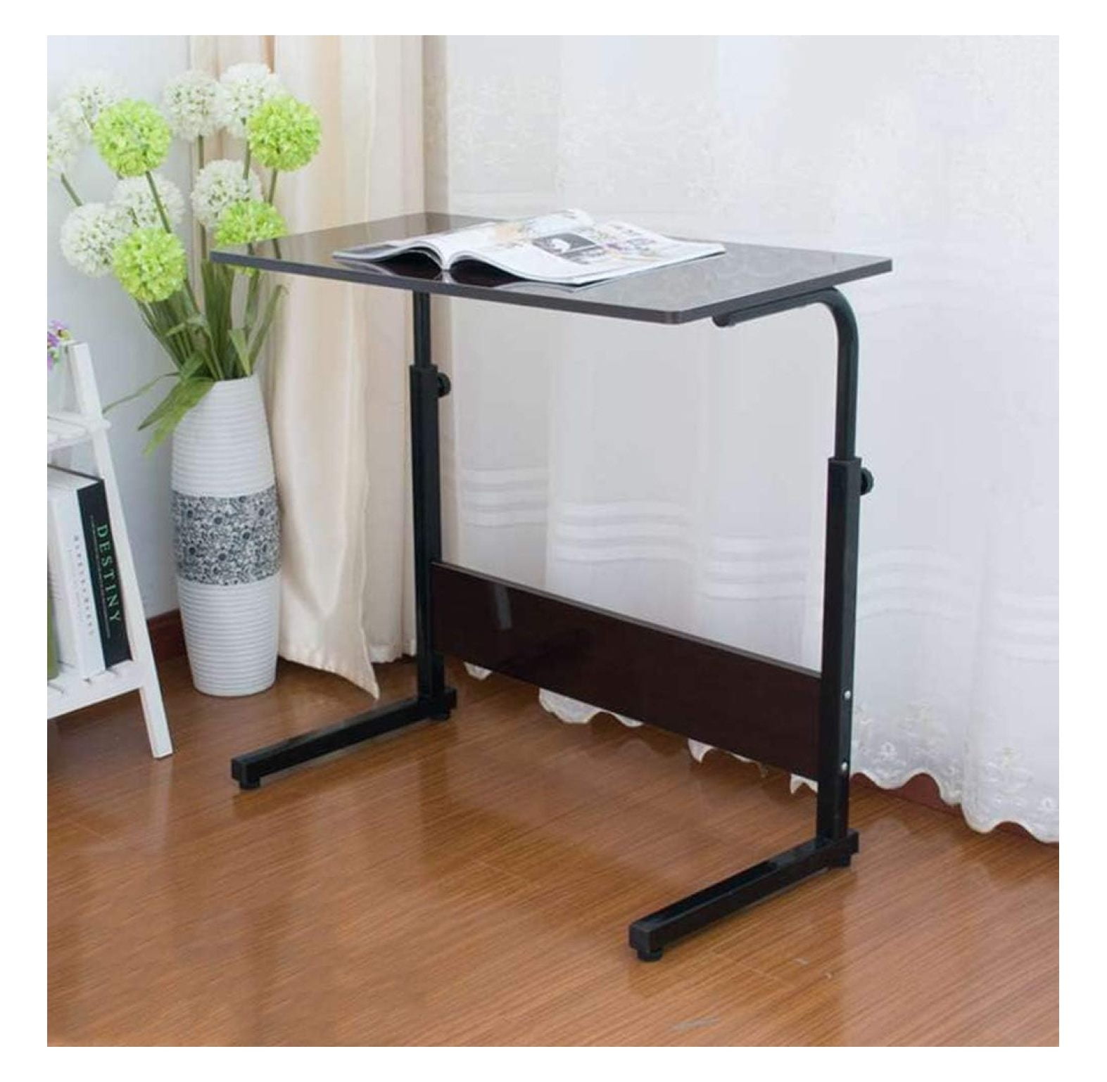 Rolling Sofa Side Snack Table Portable Laptop Computer Desk Stand with ...