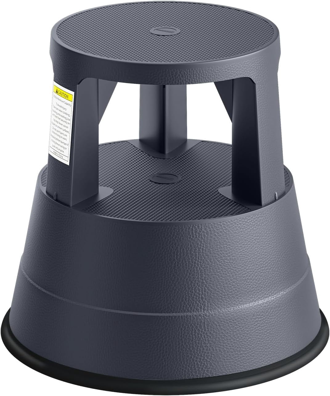 Rolling Step Stool with Wheels, 550lbs Capacity, Non-Slip Platform ...